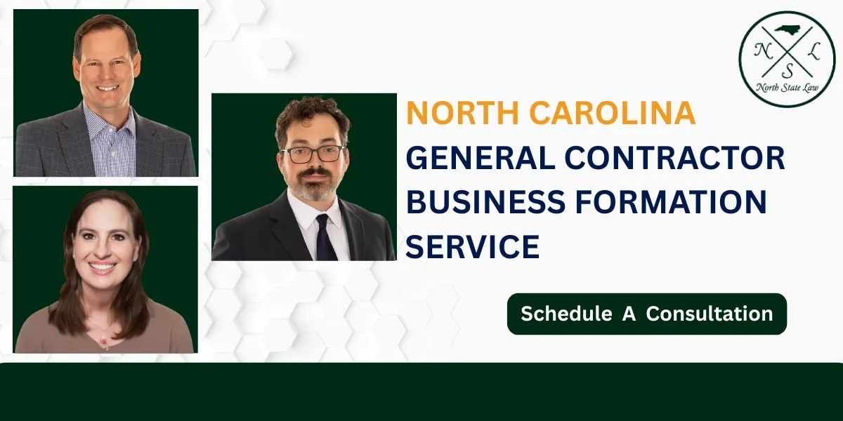 North Carolina General Contractor Business Formation Service